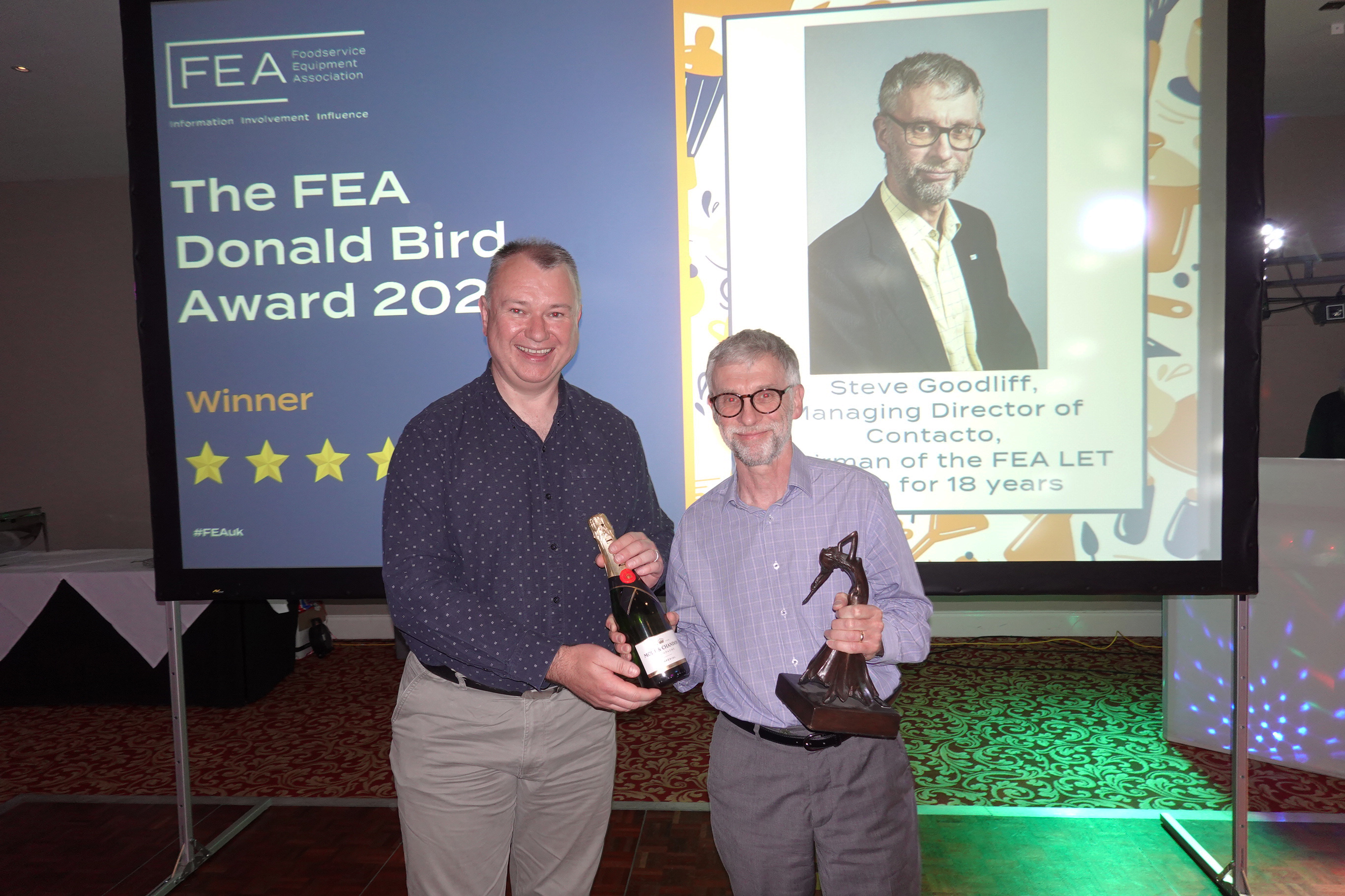 Steve Goodliff wins FEA’s prestigious LET Donald Bird Award